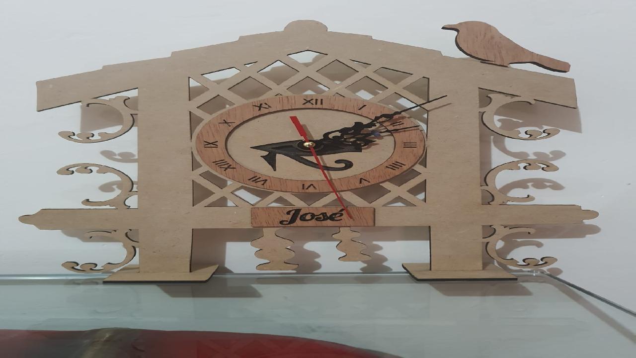 Reloj madera escritorio o pared